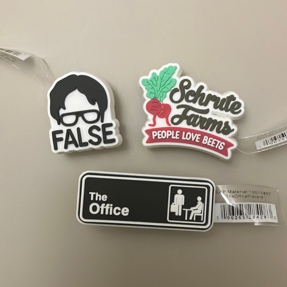 CROCS | Accessories | Crocs Jibbitz The Office Tv Show Charm Set Nwt ...
